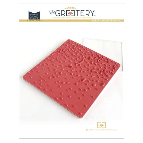 Ticker Tape Background Stamp The Greetery