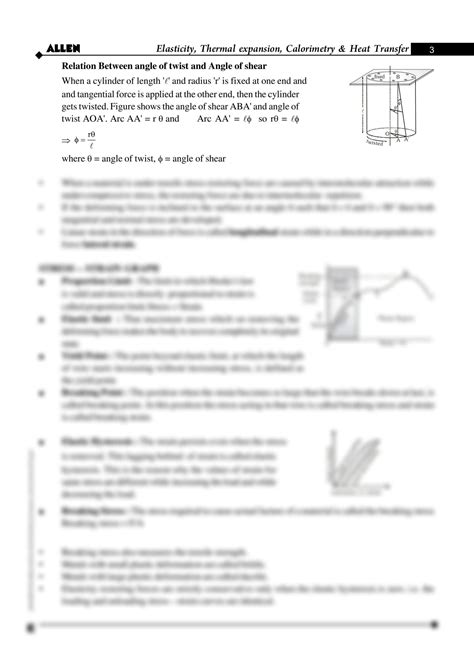 SOLUTION Elasticity Physics Class Notes Short Notes In English Studypool