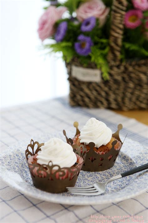 블루베리 머핀 컵케이크