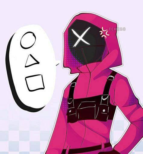 Squid Game 🦑 Забавные иллюстрации Милые рисунки Фотографии призраков