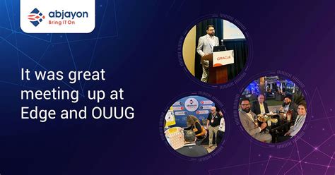 Abjayon Inc On Linkedin Oraclecustomeredge Oracle Oraclepartner Ouug2024 Abjayon