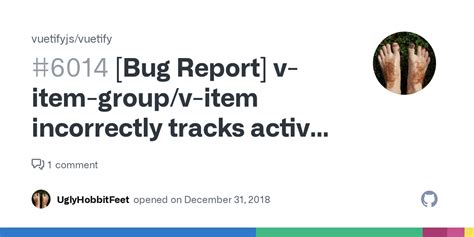 Bug Report V Item Groupv Item Incorrectly Tracks Active V Item