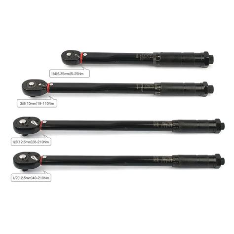 스퀘어 드라이브 토크 렌치 도구 양방향 정밀 래칫 렌치 수리 스패너 키 자동차 수리 수공구 14 인치 3 인치 8 인치 1 인치 2 인치 5 210 Nm