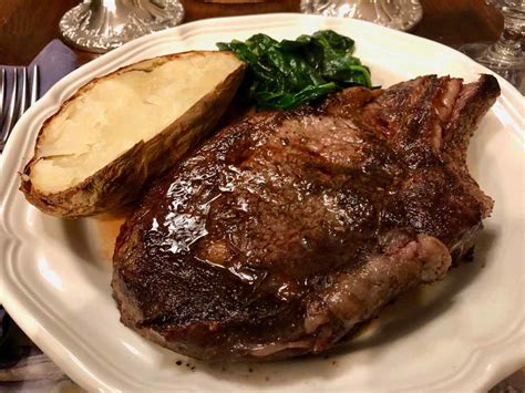 Butter Basted Rib Eye Steaks Cooking From Books