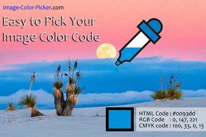 Image Color Picker Com Pemilih Warna Dari Alat Gambar