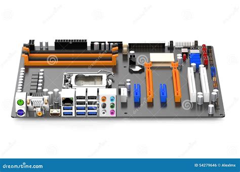 Microcircuit With Bios Chip Line Icon Pcrepair Concept Bios Chip