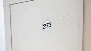 Custom Locker Numbers Australian Made