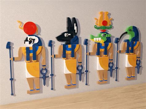 These Lego Egyptian Gods Are A Brick Built Pantheon Of Pure Genius