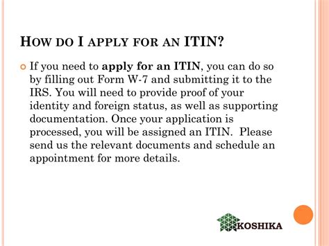 Ppt Itin For Non Residents Powerpoint Presentation Free Download Id 12045154