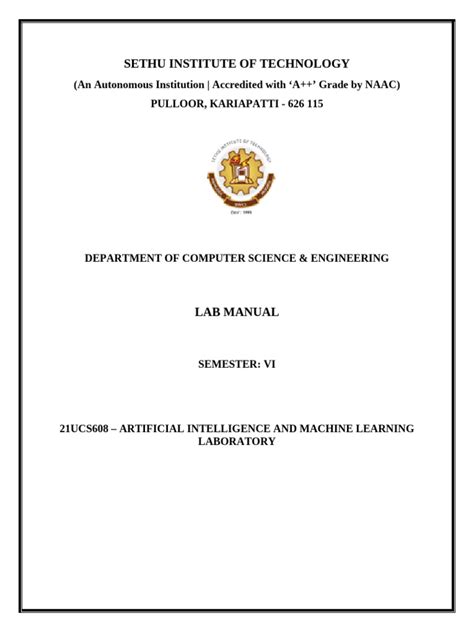 21ucs608 aiandml lab manual 1 pdf machine learning bayesian network