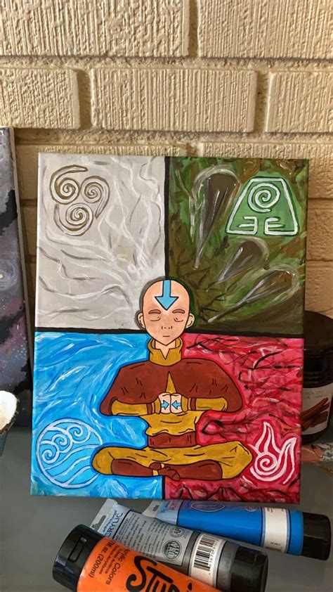 Avatar The Last Airbender Mini Canvas Art Small Canvas Art Diy