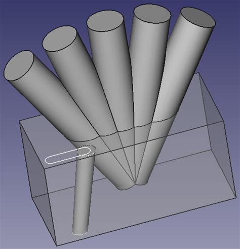 Hole For Rotated Cylinder Freecad Forum