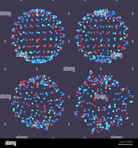 Molecular Structure Vector Atom Abstract Object Geometric Shape Design Molecule Grid