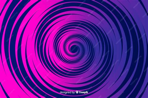 Free Vector Abstract Gradient Psychedelic Effect Background