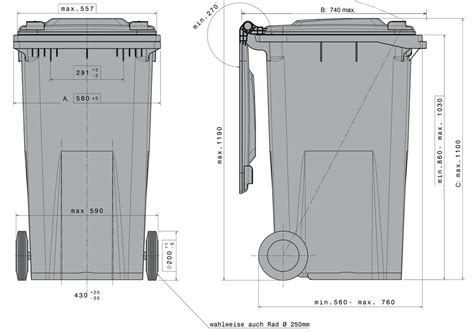 Twin Compartment Wheeled Bin System