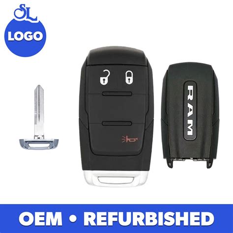 Ram 3 Btn Smart Key Lup Fcc Gq4 76t 433 Mhz Oe 68375455aa
