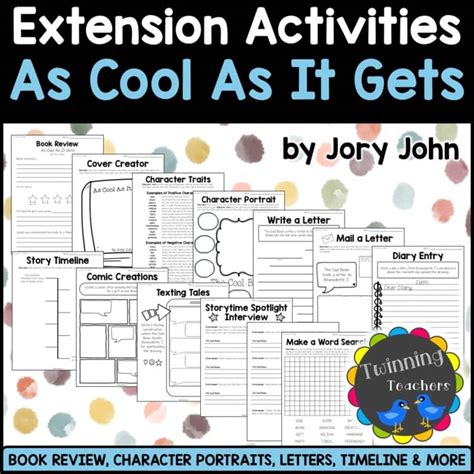 As Cool As It Gets By Jory John Picture Book Extension Activities