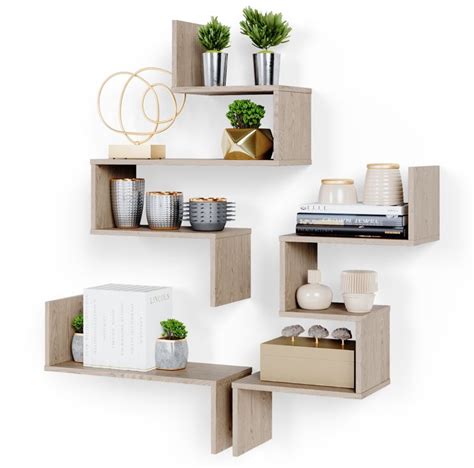 კედლის თარო 4 T Geolatex