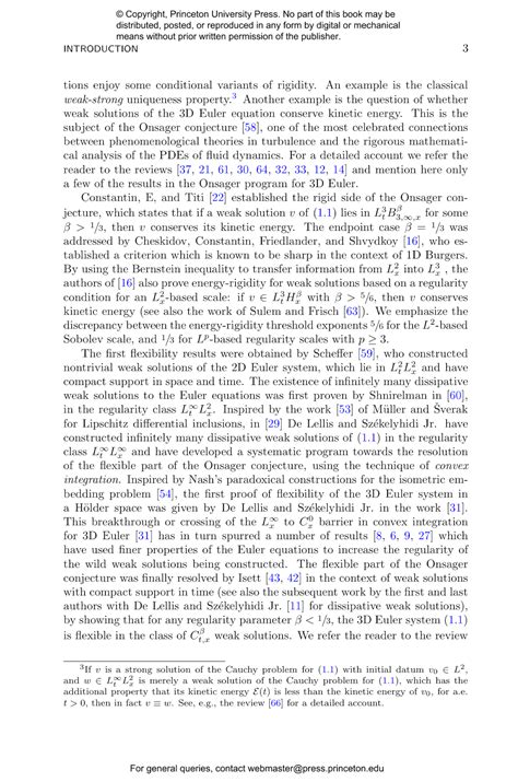 Intermittent Convex Integration For The 3d Euler Equations Princeton