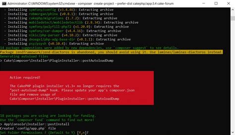 Installation Cakephp 34 Error Post Autoload Dump Need Help Cake Software Foundation Inc