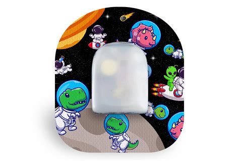 Shop Space Dinosaur Patch Omnipod Today Protect Your Cgm Trusted