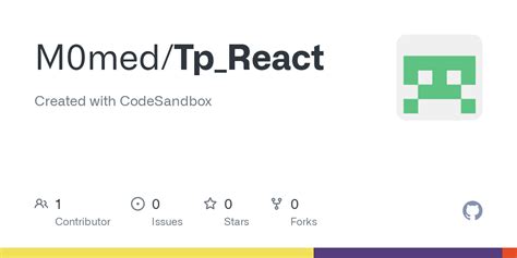 Github M Med Tp React Created With Codesandbox