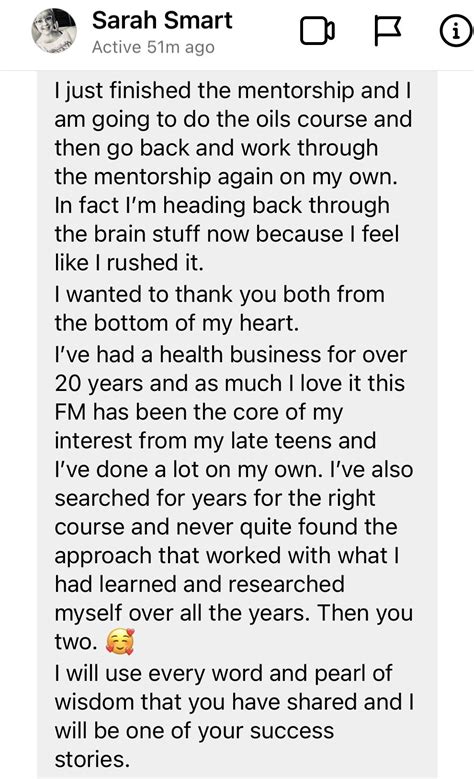 Functional Health Mentorship 2024