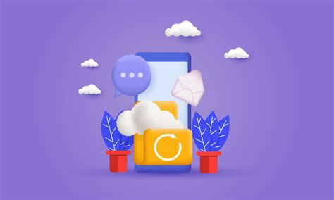 3d Cloud Storage Design Icon Digital File Organization 6663308 Vector Art At Vecteezy