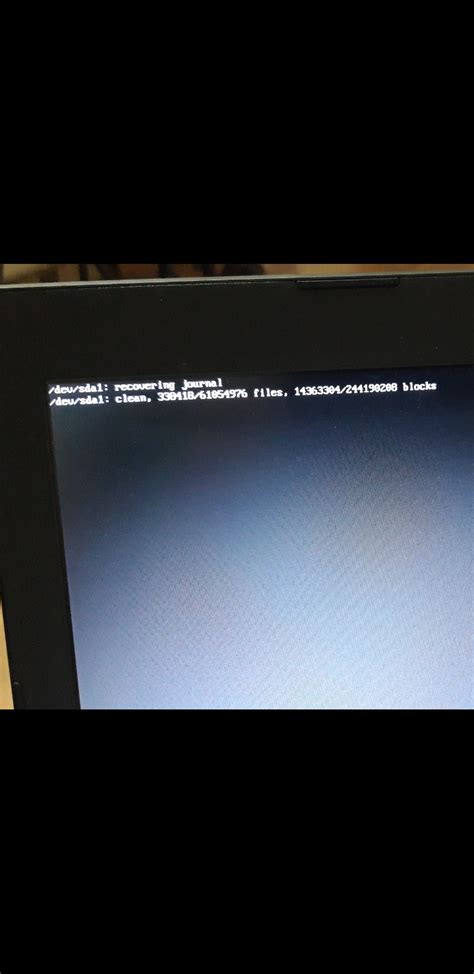 Linux Не загружается Ubuntu Devsda1 Clean File Block
