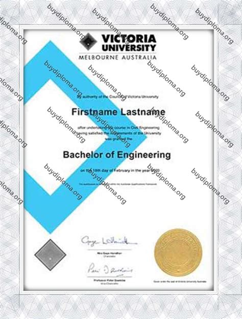 Victoria University Vu Fake Diploma Transcript