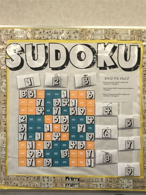 Sudoku Classroom Bulletin Boards