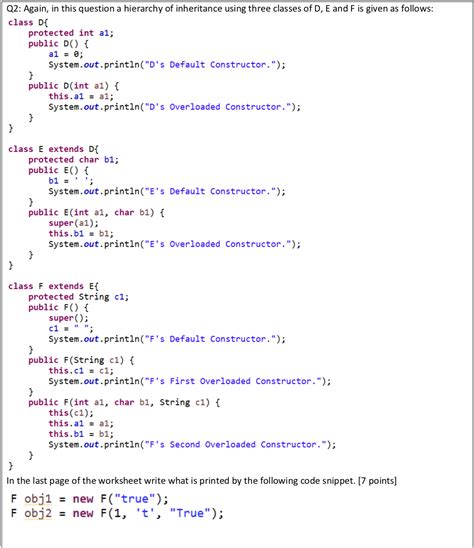 solved q1 an inheritance relationship is created using 3