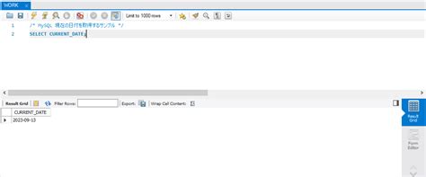 sql道場 日付時刻関数 current date current date curdate関数 けちゃふらんのシステム開発道具箱