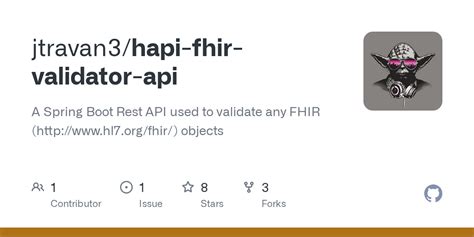 Hapi Fhir Validator Apidocshow To Validate Fhir Resourcesmd At Master · Jtravan3hapi Fhir