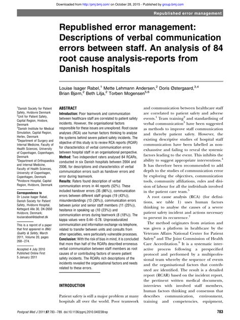 Pdf Republished Error Management Descriptions Of Verbal