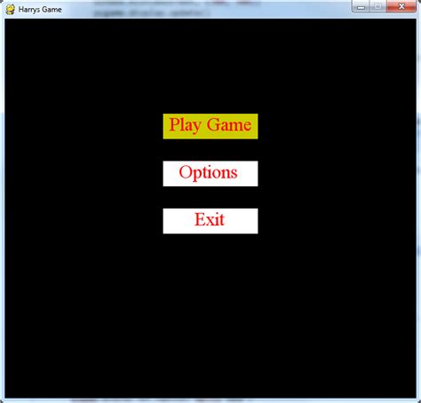 Python Pygame Not Loading Menu Straight Away Stack Overflow