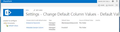 Sharepoint 2013 Default Values For Folders I Like Sharepoint