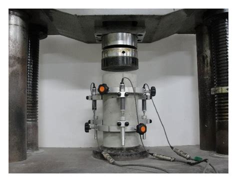 Testing Setup And Instrumentation For The Uniaxial Compressive Test Of