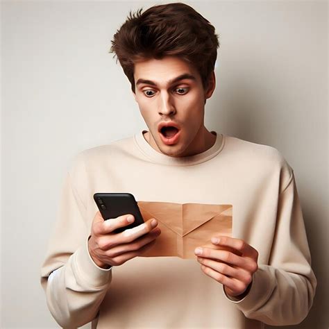 Premium Ai Image Man Expressing Surprise And Shock At Unexpected News