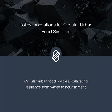 Policy Innovations For Circular Urban Food Systems → Scenario