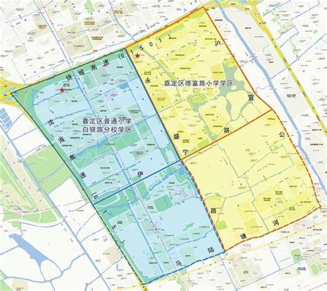 嘉定学区划分图2020嘉定区小学学区划分图 伤感说说吧