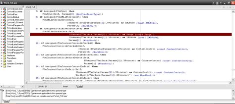 Solved Delphi Word Type Library Compile Error Experts Exchange