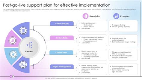 Post Go Live Support Plan For Effective Implementation Ppt Slide