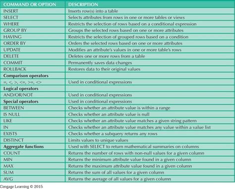 Introduction To Structured Query Language Sql Flashcards Quizlet