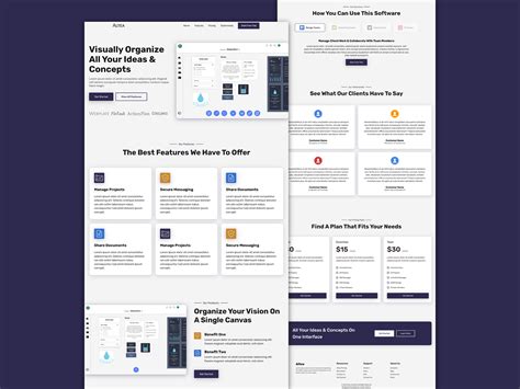 Altea Saas Website Template By Webplate On Dribbble