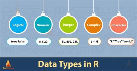 Elementary Variables Used In R Calculations R Data Types Rrprogramming