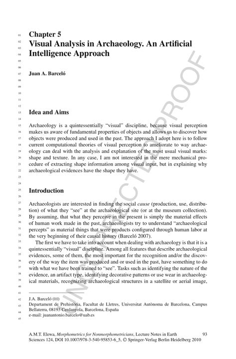 pdf visual analysis in archaeology an artificial intelligence approach