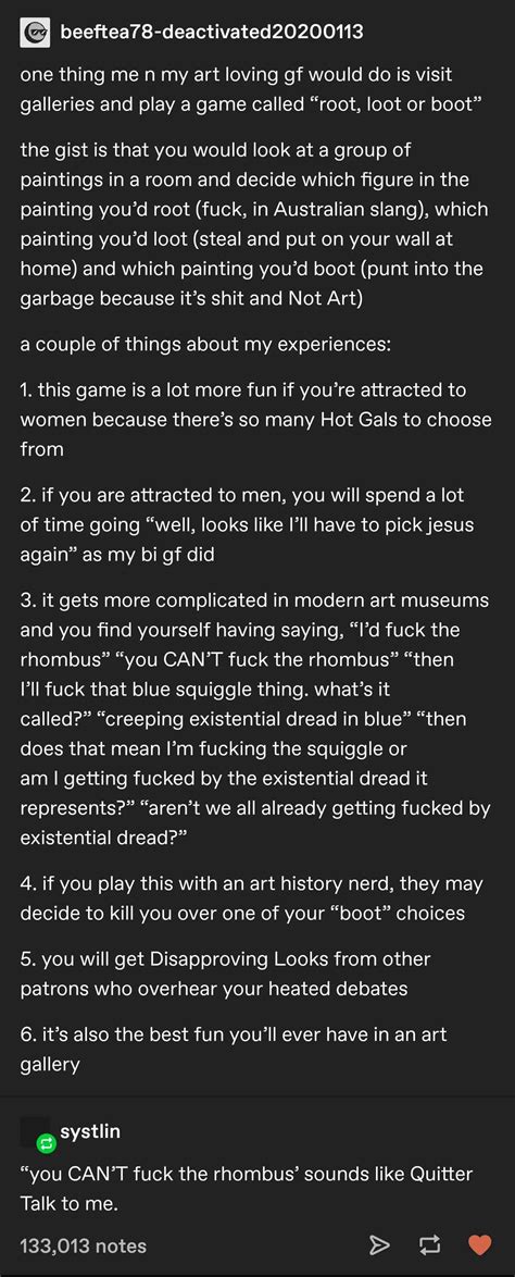 S Root Loot Or Boot Rcuratedtumblr