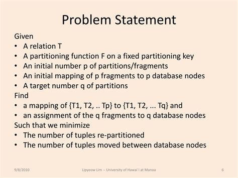 Ppt Elastic Data Partitioning For Cloud Based Sql Processing Systems