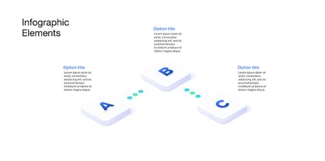 3단계 큐브가 있는 비즈니스 프로세스 차트 인포그래픽 큐빅 기업 워크플로 그래픽 요소 회사 순서도 프레젠테이션 슬라이드